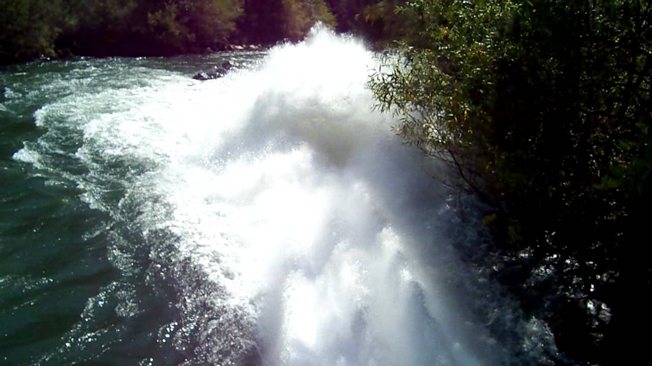 Hydro-Turbine output at Beardsley Dam, water, under high pressure 2 ...