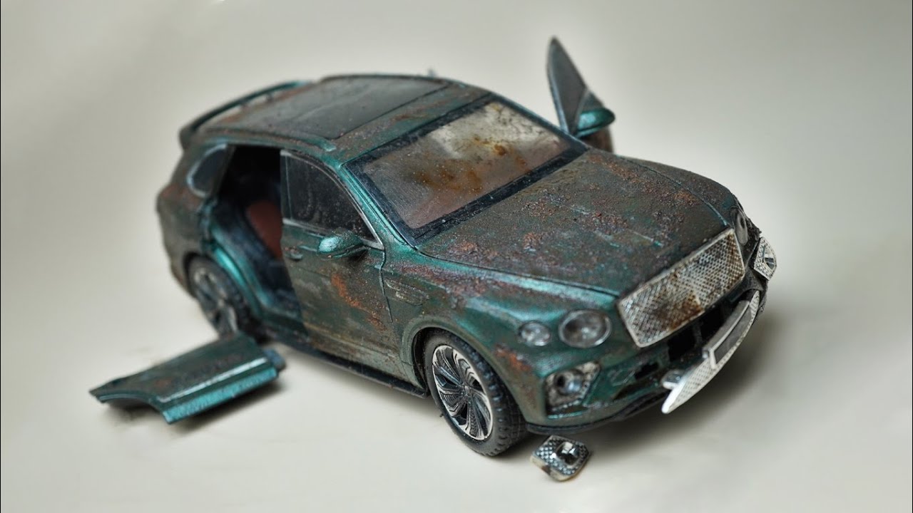 Restoring an Abandoned Diecast Toy Car — Rebuilt with White Bentley ...