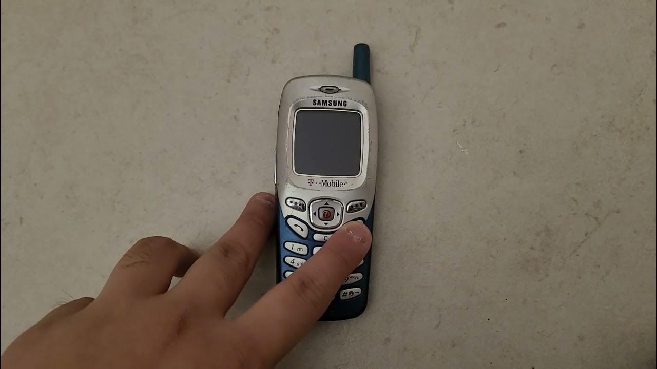 Samsung SGH-C225 (T-Mobile) - Startup/Shutdown - YouTube