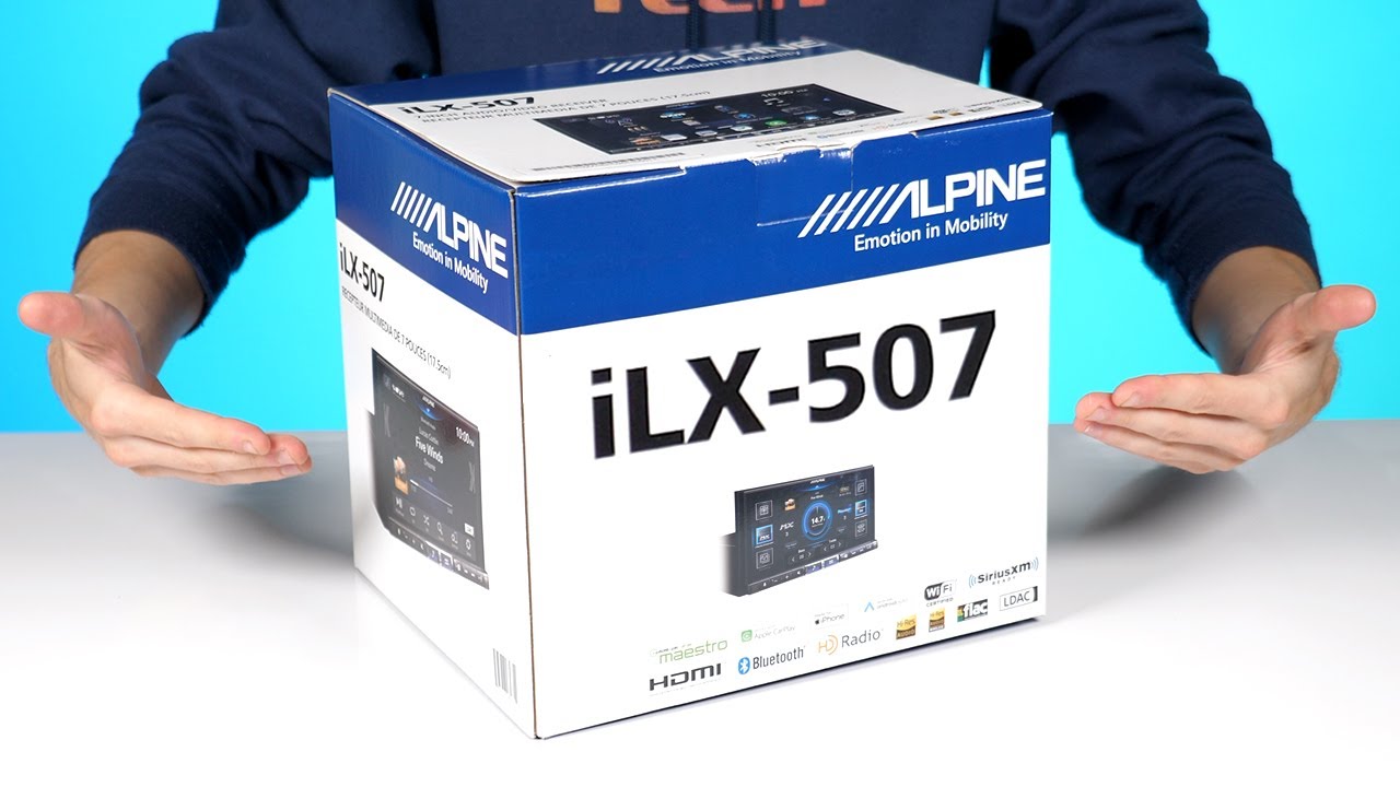 Alpine iLX-507 High Definition Receiver Review Unboxing and Walkthrough ...