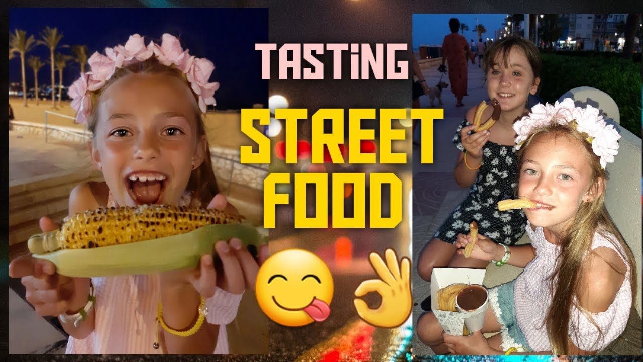 Tasting street food in Spain 😋👌 - YouTube
