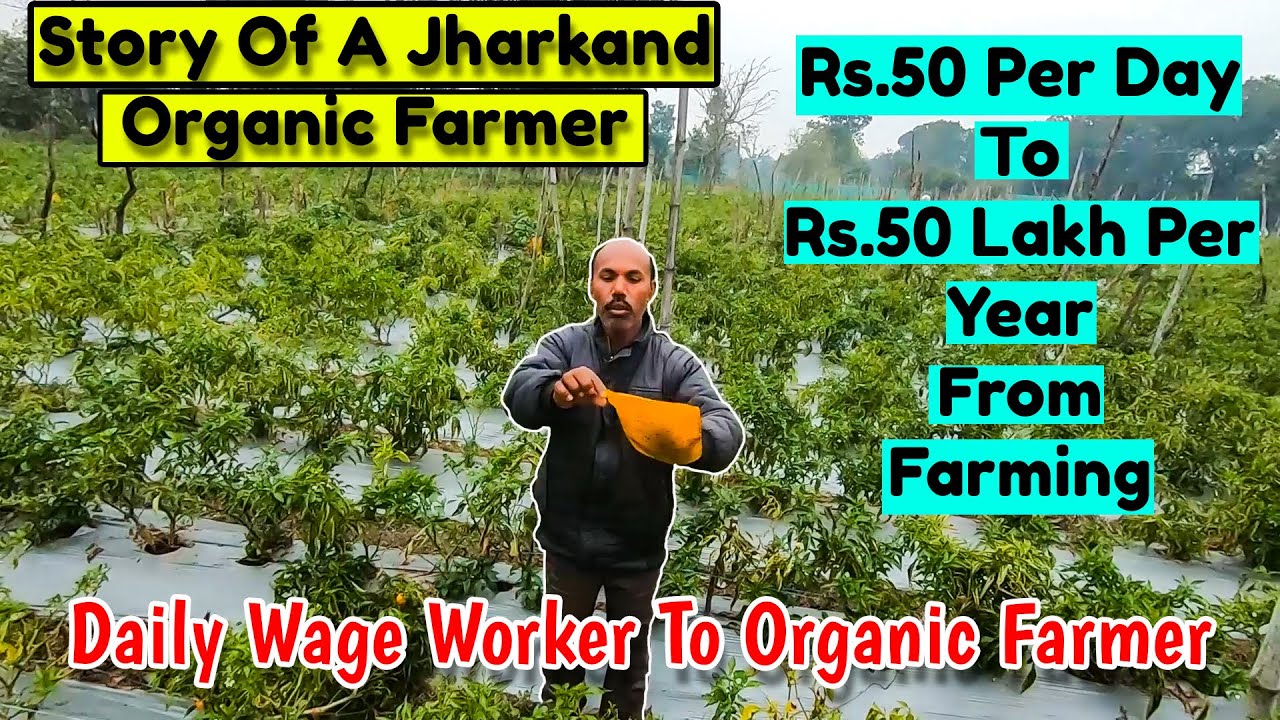 Jharkhand Farming Story Daily Wage Worker To Organic Farmer Rs 50 jharkhand-farming-story-daily-wage-worker-to-organic-farmer-rs-50