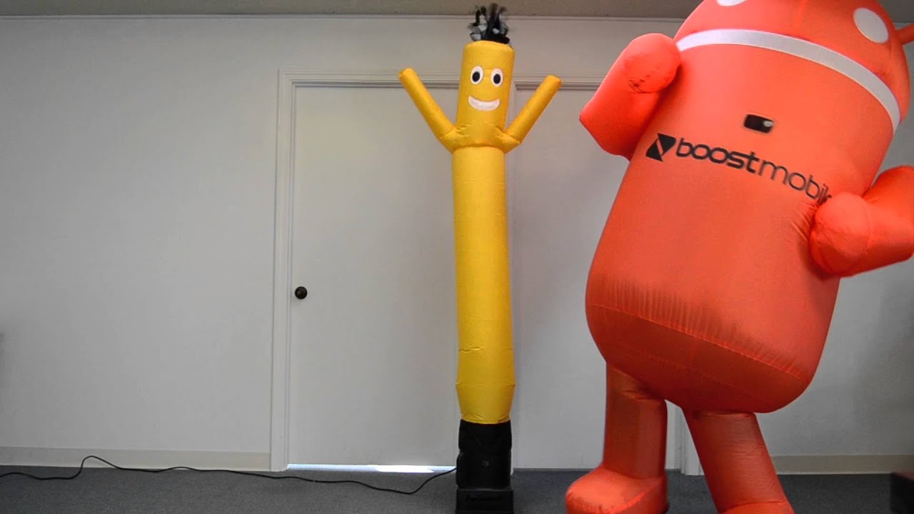 Boost Mobile Android Inflatable Promotional Costume by LookOurWay - YouTube
