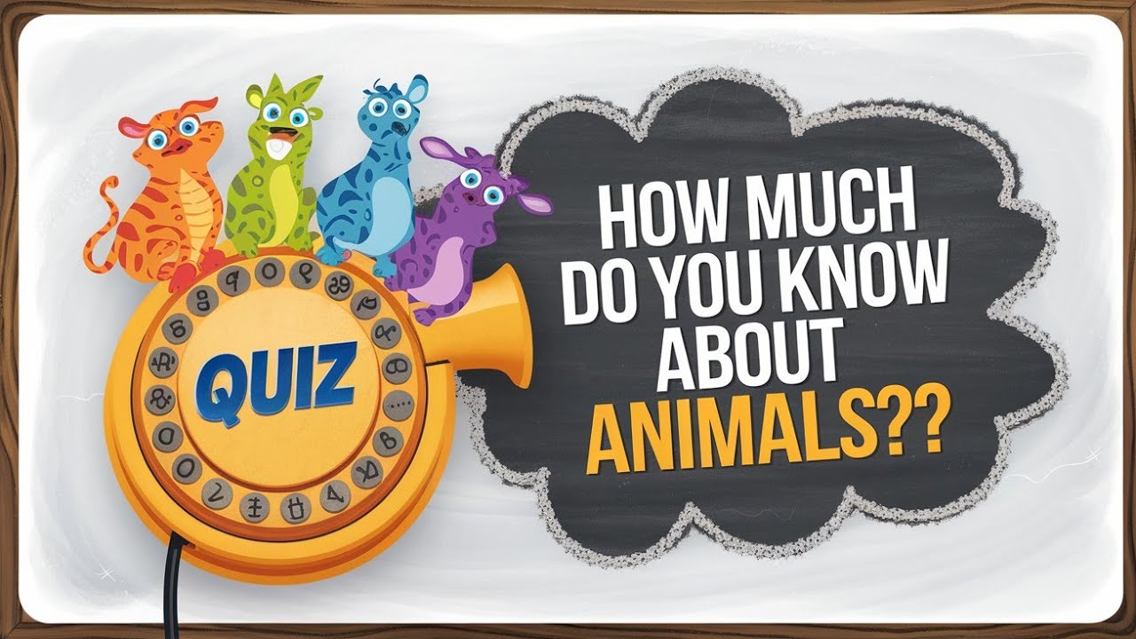 General knowledge questions on animals | Animal quiz | Gk for kids ...