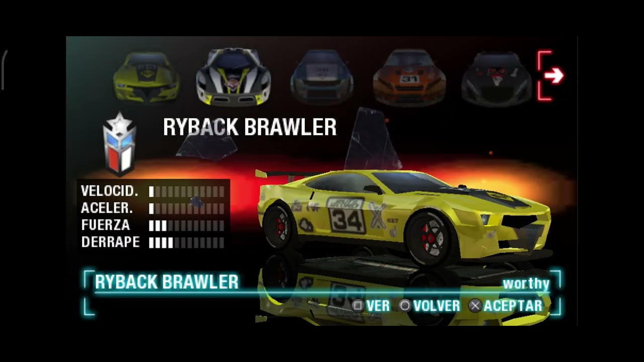 Split Second Velocity PSP Gameplay español Pt3 - YouTube