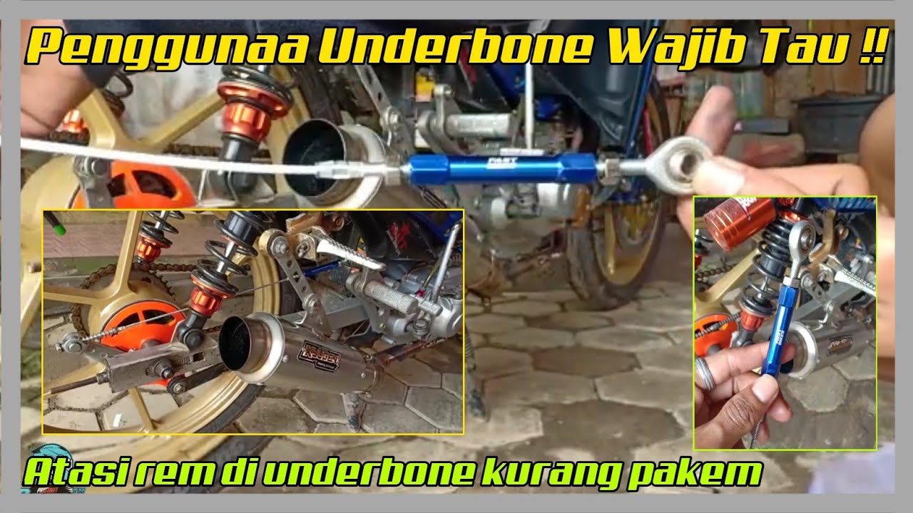 CARA MENGATASI REM KURANG PAKEM SETELAH GANTI UNDERBONE | JUPITER Z ...