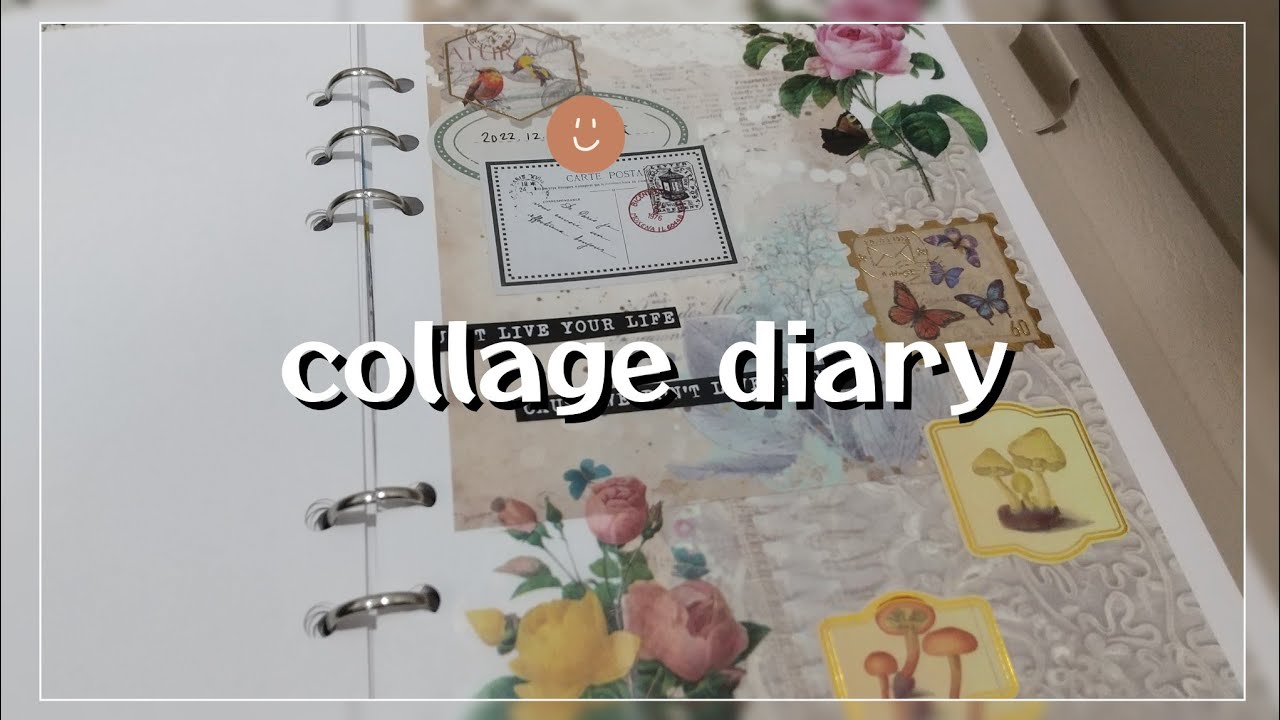 【コラージュ】collage diary | ASMR - YouTube