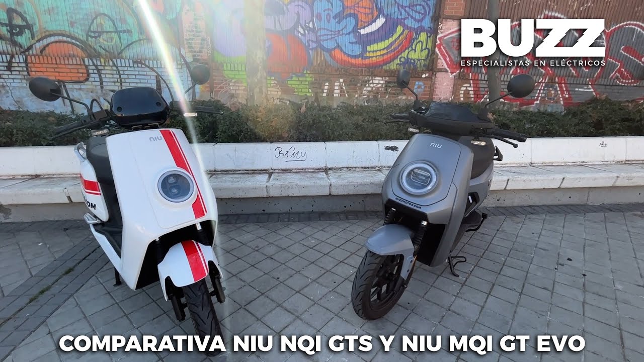 Comparativa motos eléctricas Niu. Modelo NQi GTS y MQi GT Evo ...