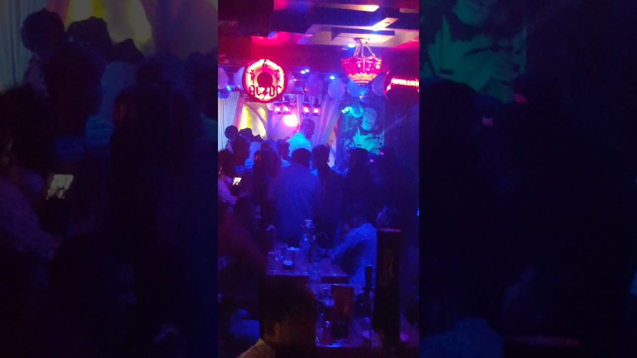 Nightlife in Kathmandu Thamel Gothic Rave bar pub - YouTube