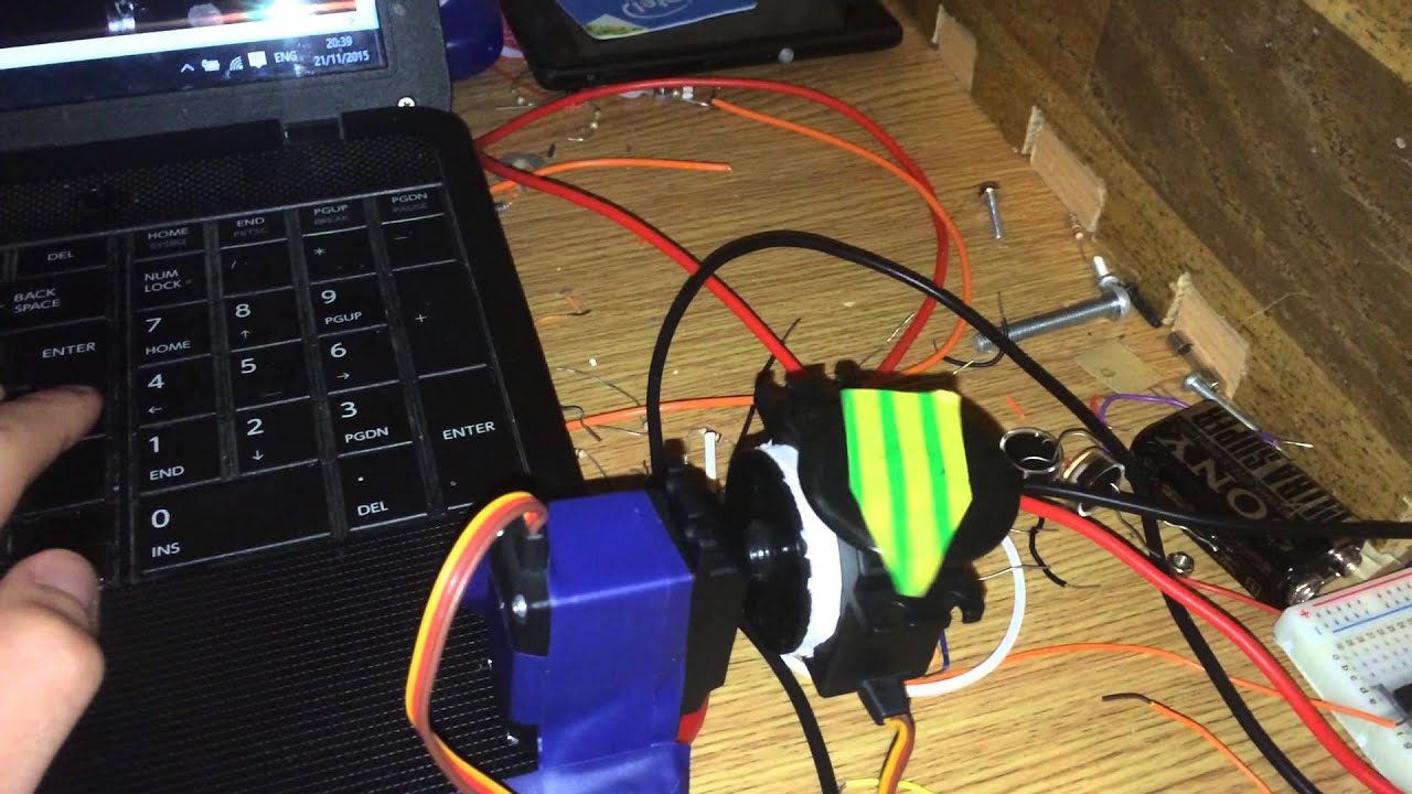 Servo Angle Control Using Pyserial Youtube