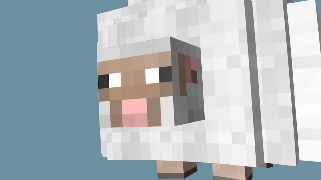 Soft and easy-to-bounce sheep in Minecraft - I feel sleepy - YouTube