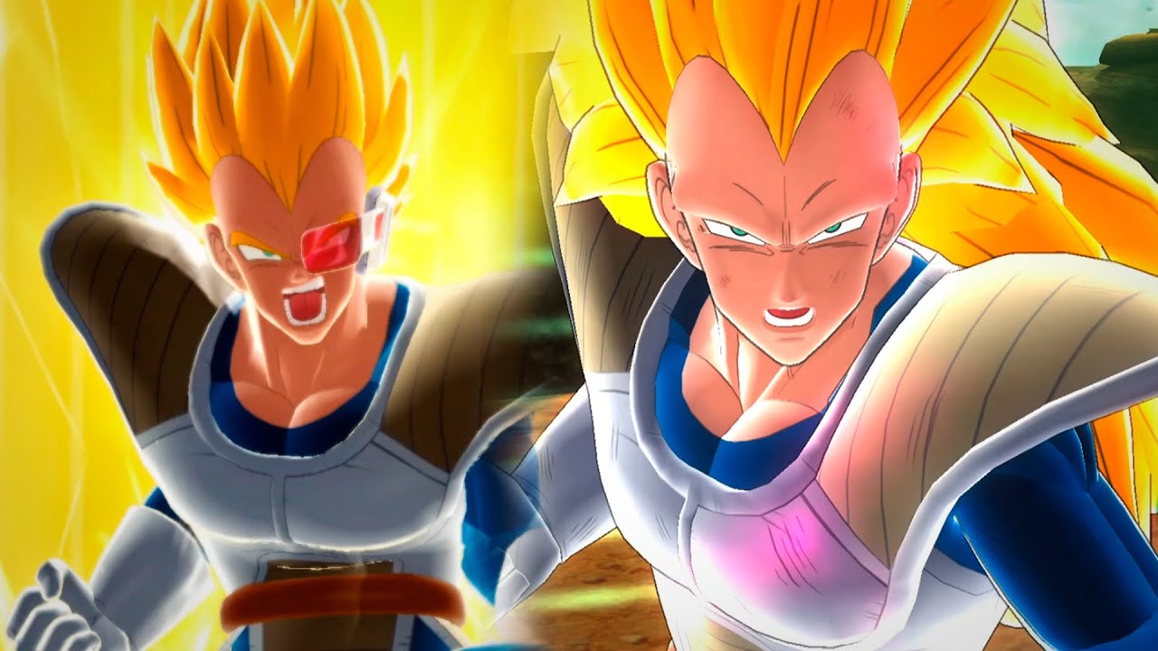 Vegeta (Scouter) Super Saiyan Transformations | Dragon Ball: Raging ...