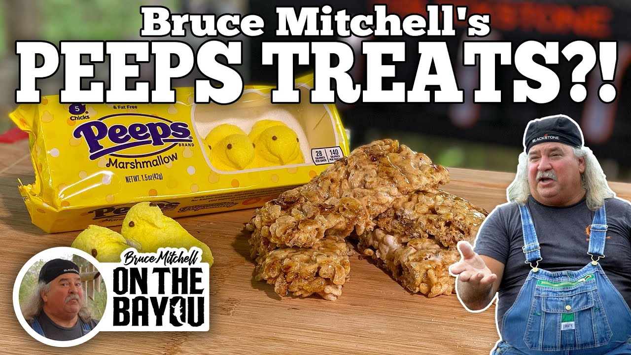 Bruce Mitchell Makes Rice Crispy Treats on the Blackstone Griddle - YouTube
