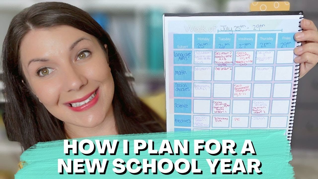 HOMESCHOOL PLANNING - Planning for a New Homeschool Year - How do I get ...