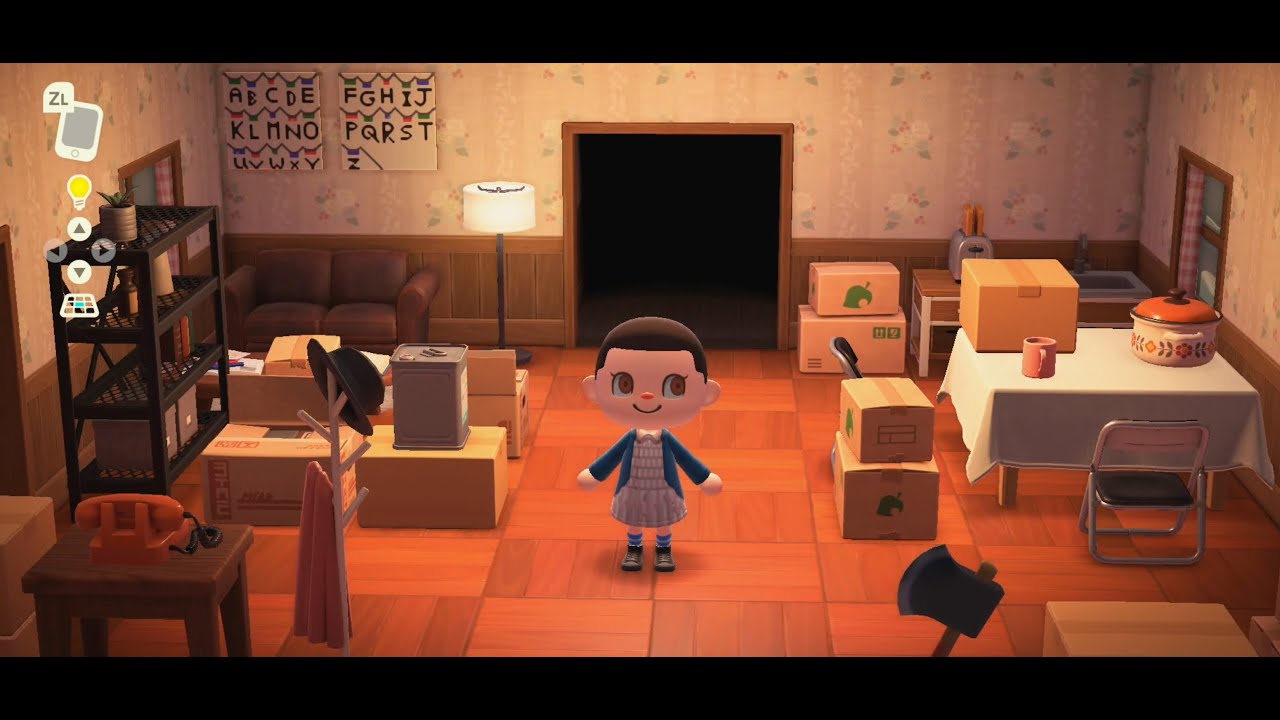 Animal Crossing: New Horizons Stranger Things Theme - YouTube