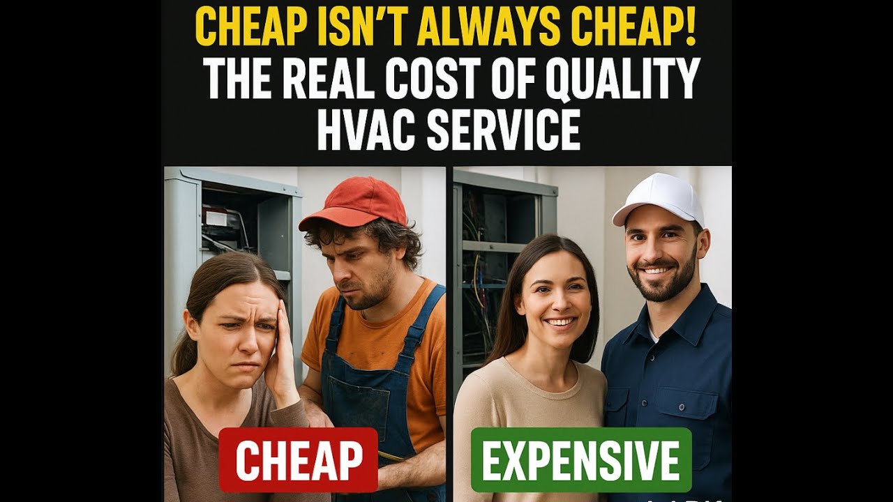 Cheap Isn't Always Cheap! The Real Cost of Quality HVAC Service - YouTube