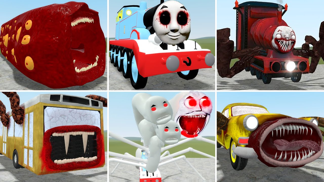 All Monster Cursed Thomas,Cursed Train Eater,Cursed Charles,Cursed Bus ...