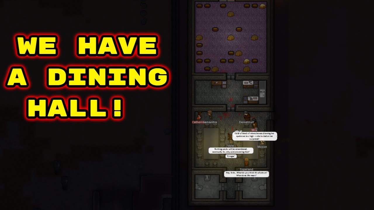 Rimworld Desert Of The Dead Gameplay Part 17 We Have A Dining Hall ...