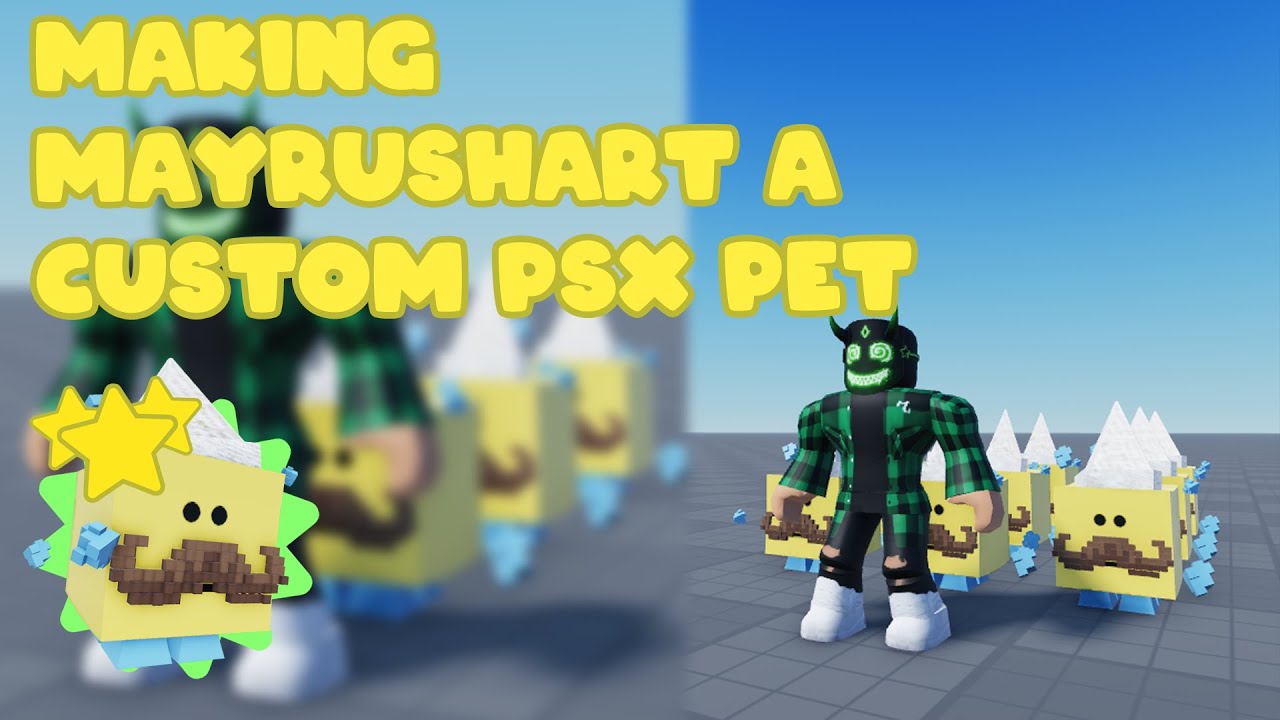 I Made Mayrushart A CUSTOM Pet Simulator X Pet! - YouTube