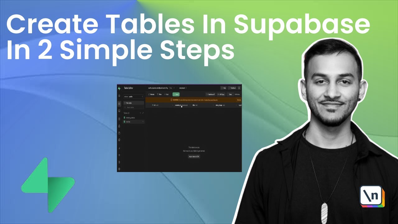 2 Simple Steps Needed To Create Tables In Supabase Efficiently With 2638