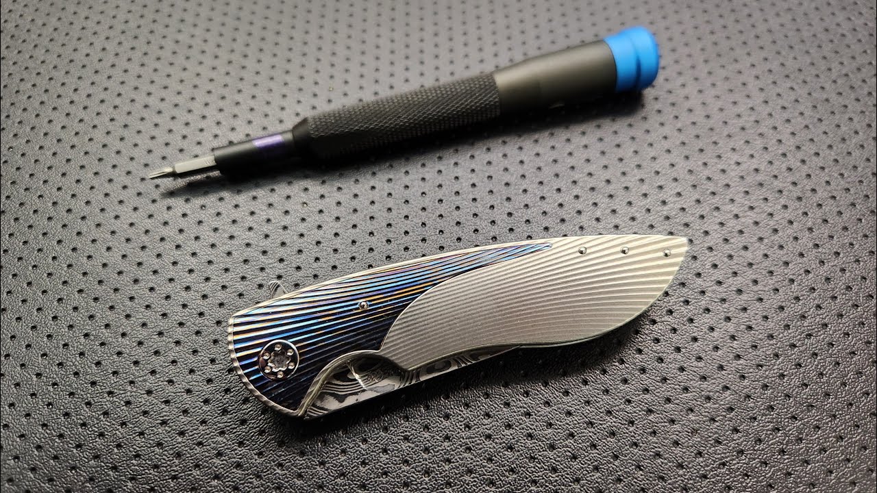 How to disassemble and maintain the Herman Knives Micro Sting - YouTube