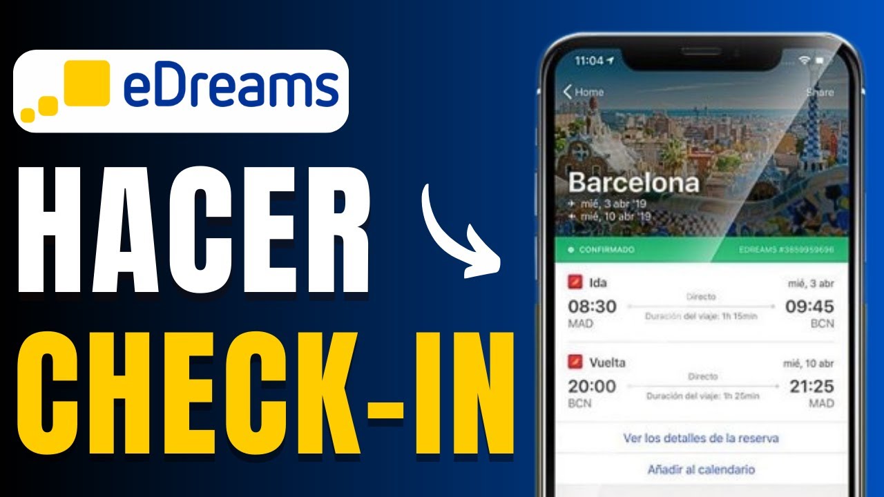 Cómo Hacer Check in en eDreams (Tutorial Sencillo!) - YouTube