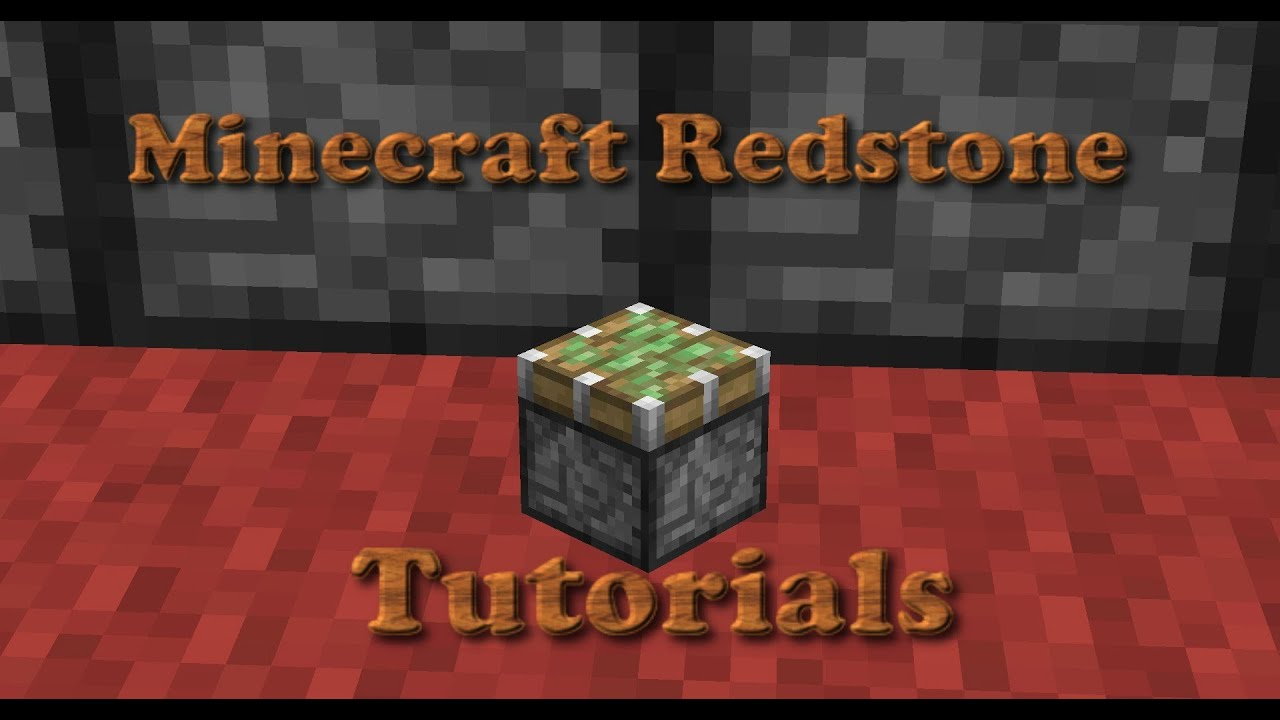 Minecraft Redstone Tutorials: Piston Floor Door! - YouTube