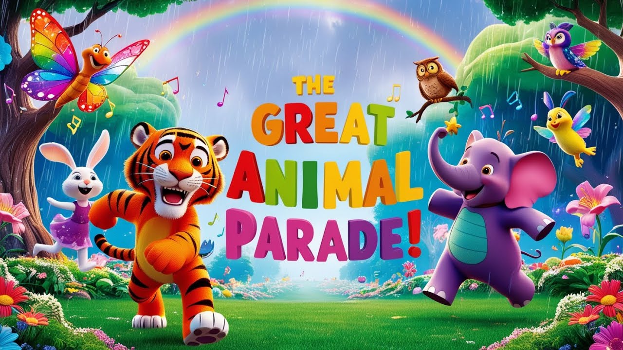 The Great Animal Parade | Fun Kids Story with Animals & Adventure ...