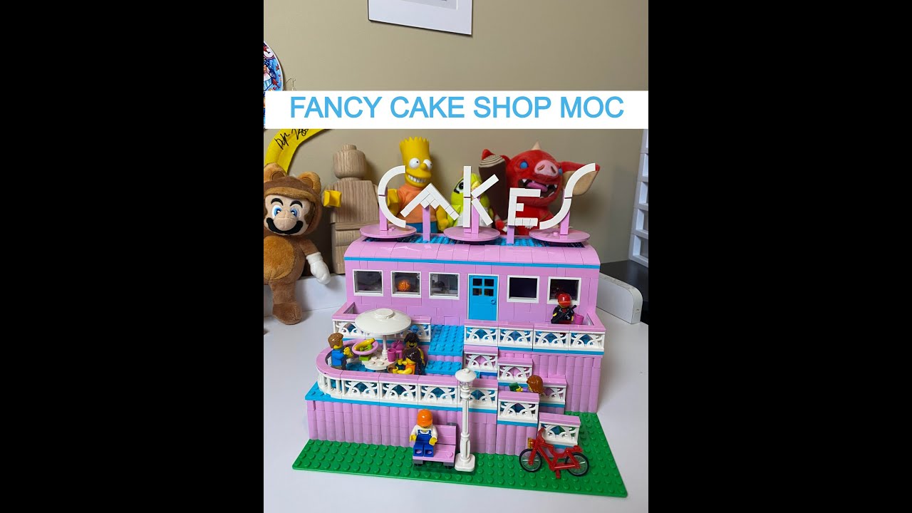 CAKES! A Lego MOC cake shop/patisserie/fooddispensarything - YouTube