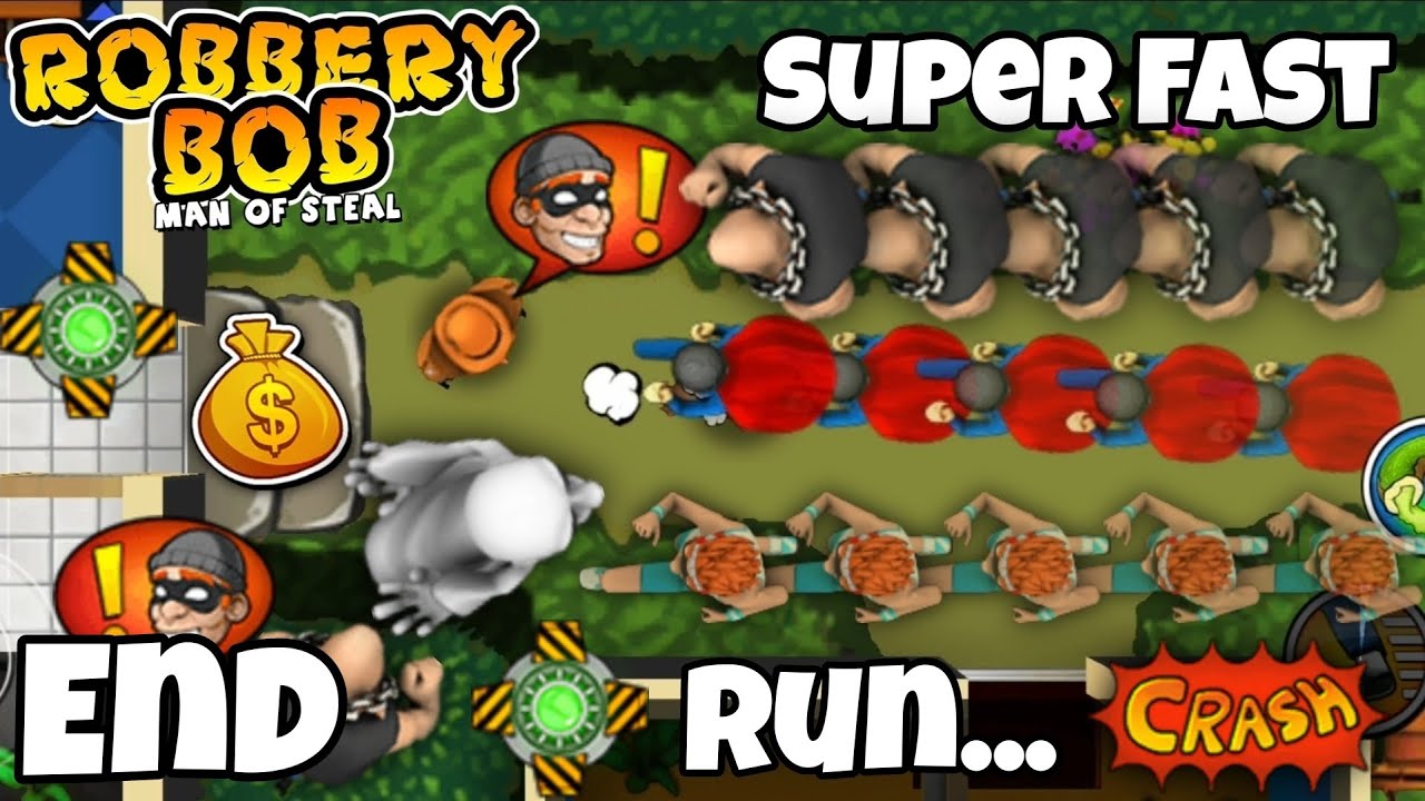 Robbery Bob - Super Bob vs Long Runner Bob Troll All Police Funny Video ...