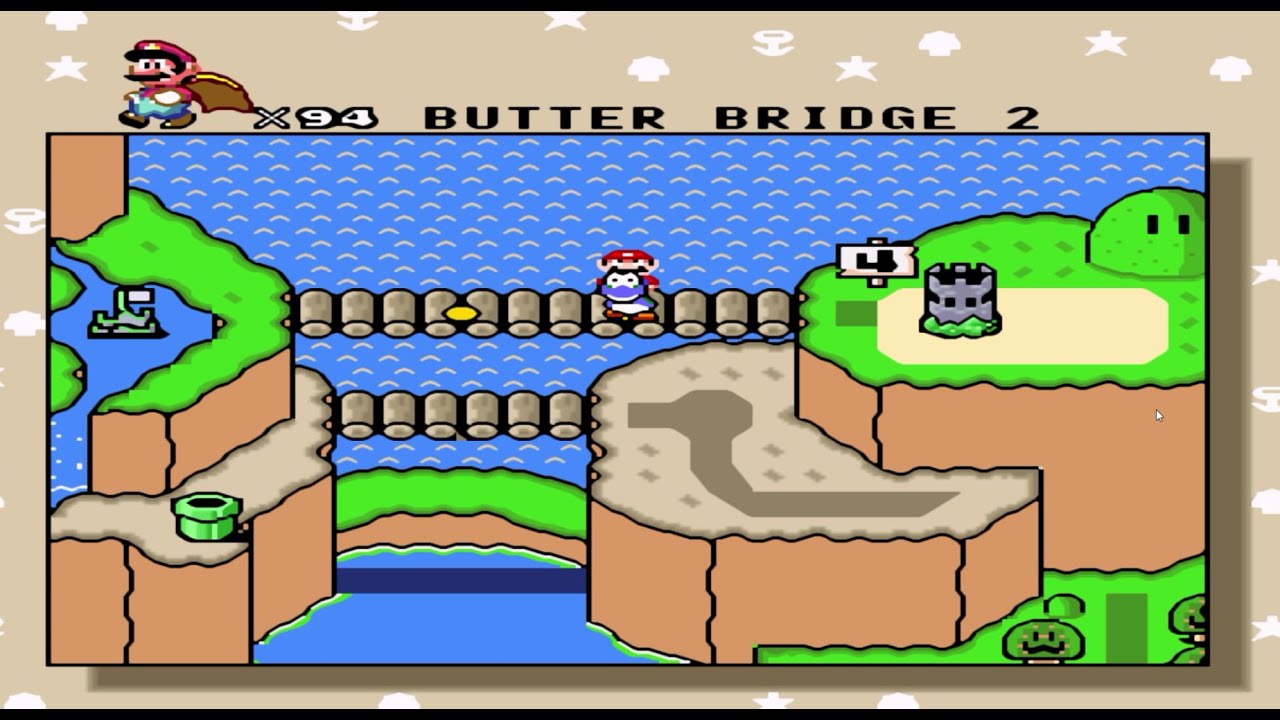 Super Mario World #21 (PT-BR) - Butter Bridge 2 - SNES - Super Nintendo ...