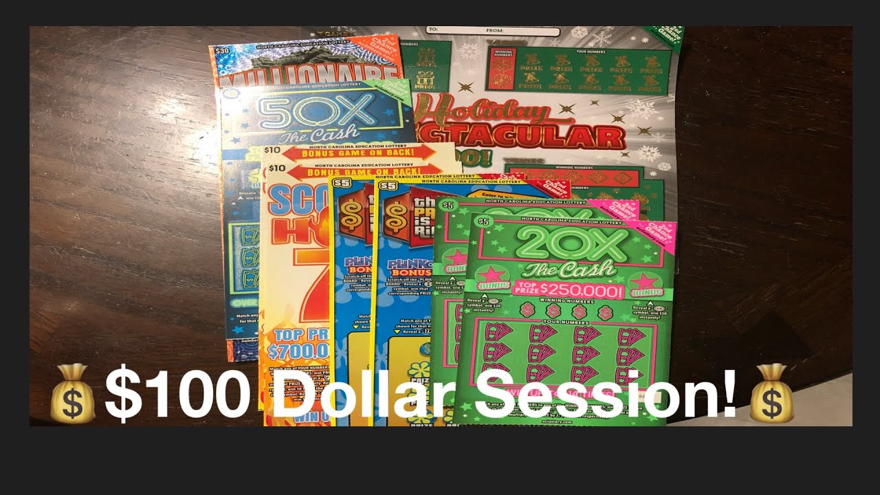 Monday Scratchoff Session! $100 Dollar Session 💰 N C Lottery - YouTube