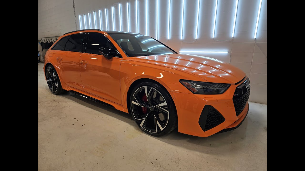 2023 Audi RS6 Solar Orange - YouTube