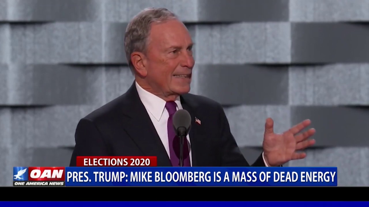 President Trump: Mike Bloomberg is a mass of dead energy - YouTube