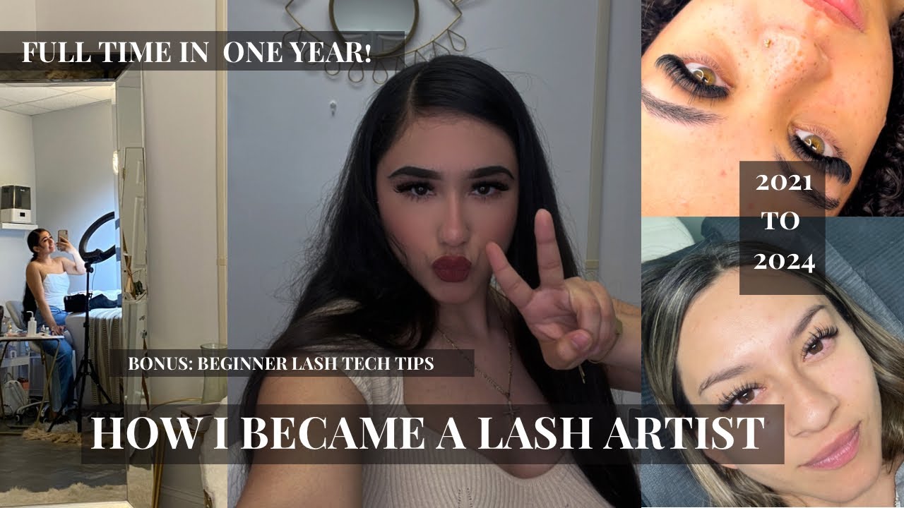 MY LASH ARTIST JOURNEY| BECOMING A LASH ARTIST| BEGINNER LASH ARTIST TIPS + TRICKS - YouTube