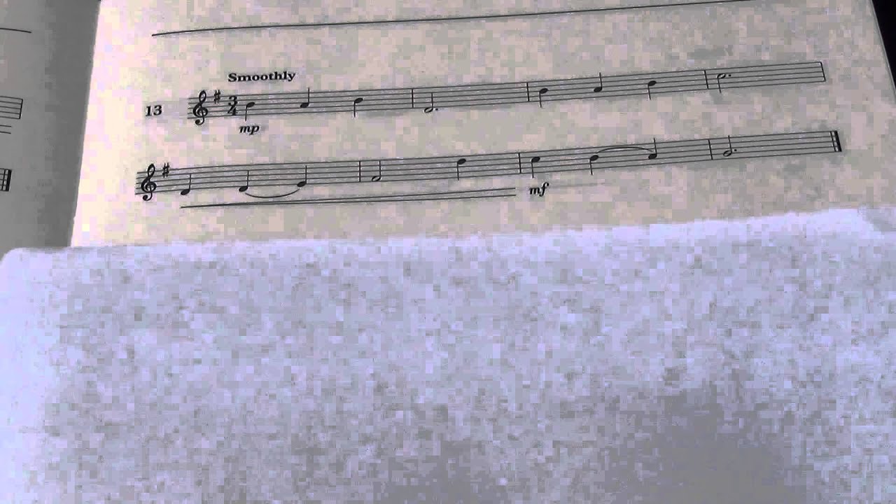 Violin Grade 2 Sight Reading No 13 Smoothly - YouTube
