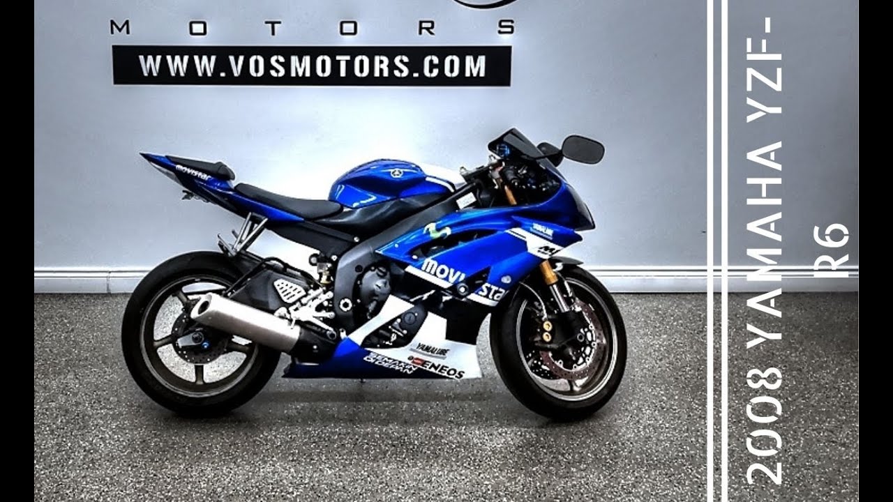 2008 Yamaha R6 Blue