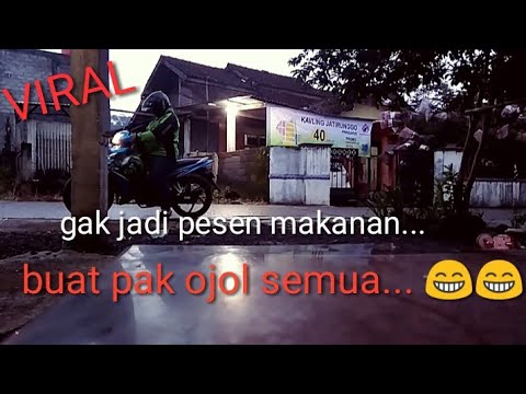 prank ojek online - ga jadi pesen makanan