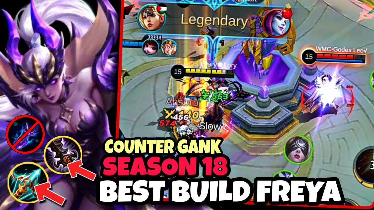 BEST BUILD FREYA COUNTER GANK IN SEASON 18 - NEXT MOBILE LEGENDS - YouTube