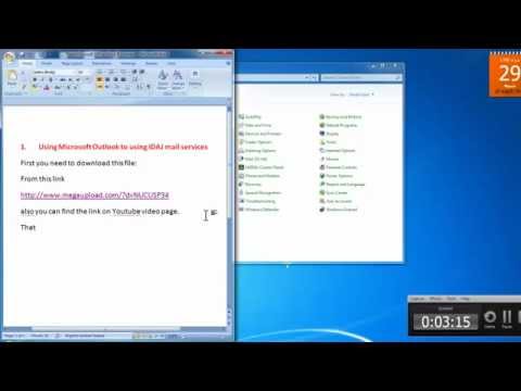 How to use outlook for kerio connect - YouTube