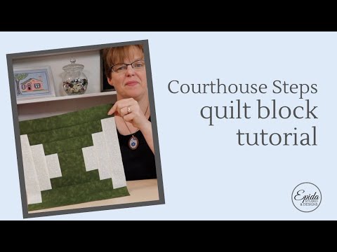 Courthouse Steps Quilt Block Tutorial - YouTube