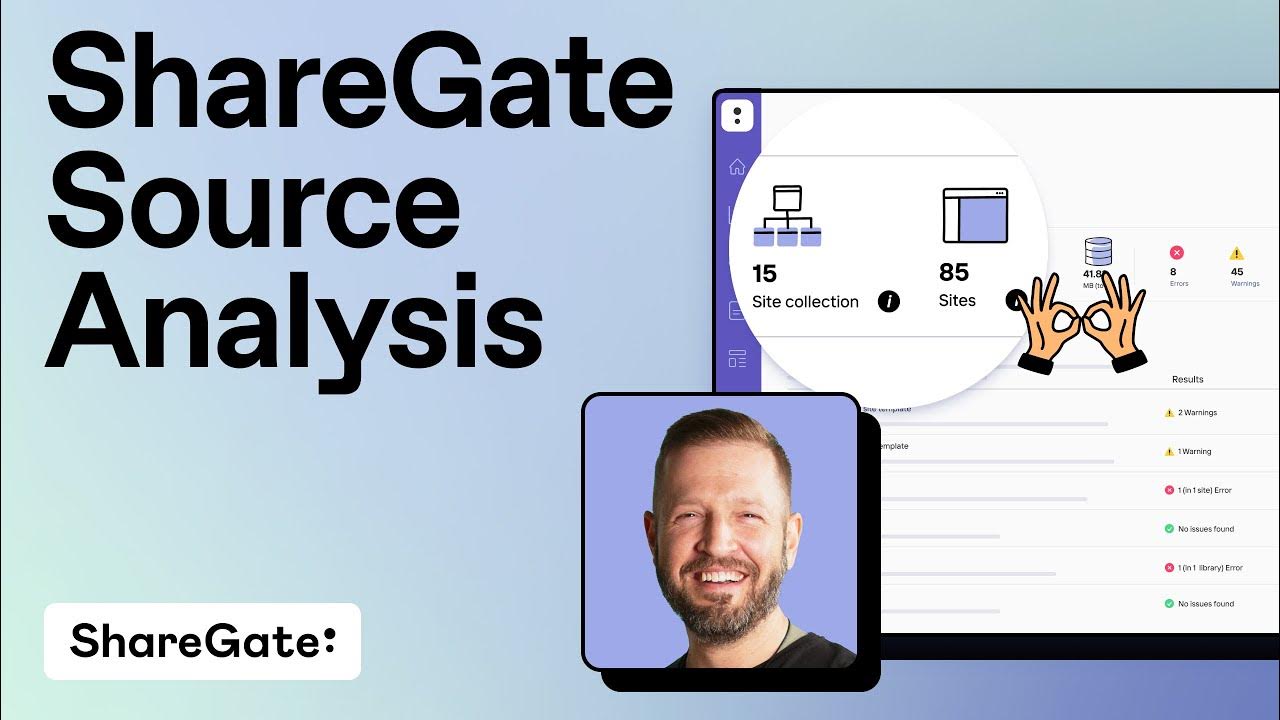ShareGate Source Analysis - YouTube