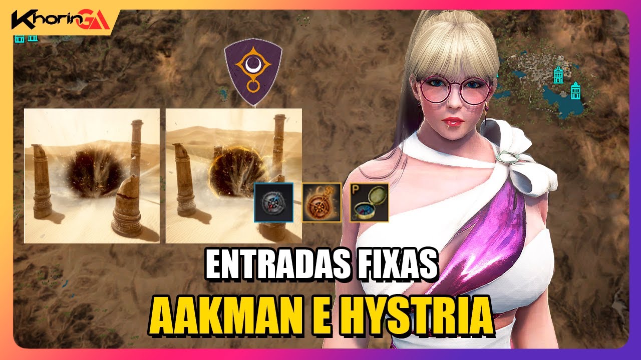 COMO ENCONTRAR AS ENTRADAS DE AAKMAN E HYSTRIA - BLACK DESERT - YouTube