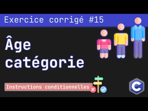 Exercice corrigé #15 : Structure conditionnelle à choix multiple : if else if else | Langage C ...
