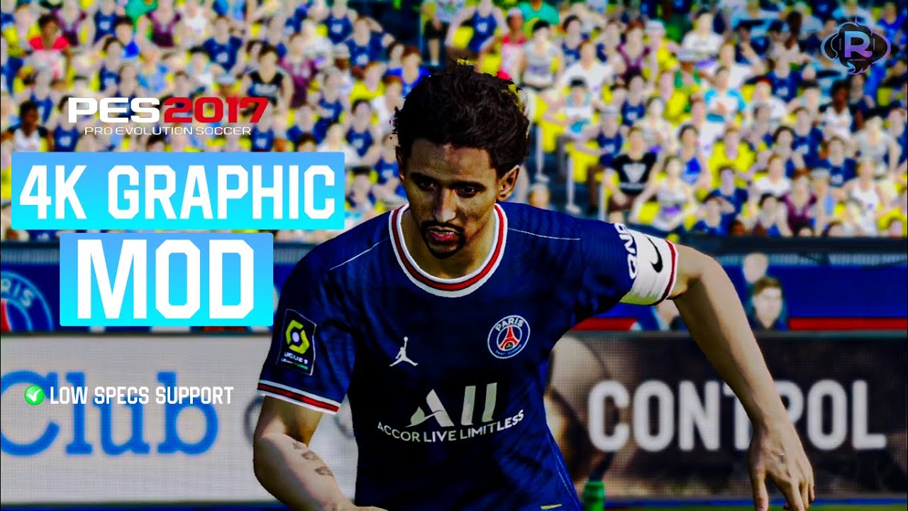PES 2017 - NEW 4K GRAPHIC MOD - YouTube