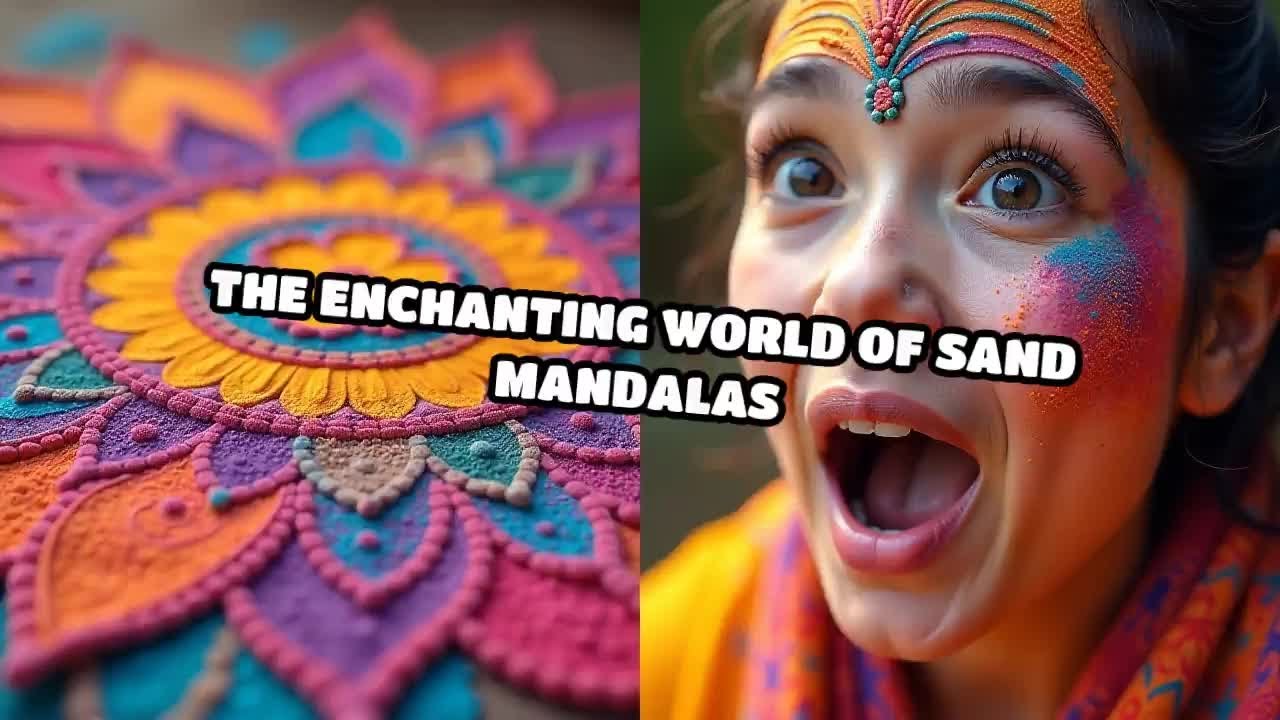 The Enchanting World of Sand Mandalas - YouTube