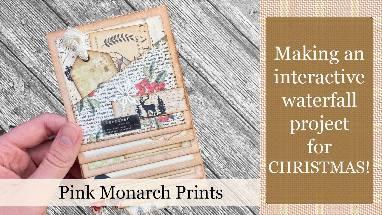 Interactive Waterfall Pull Pocket - CHRISTMAS edition! Fun Journaling ...