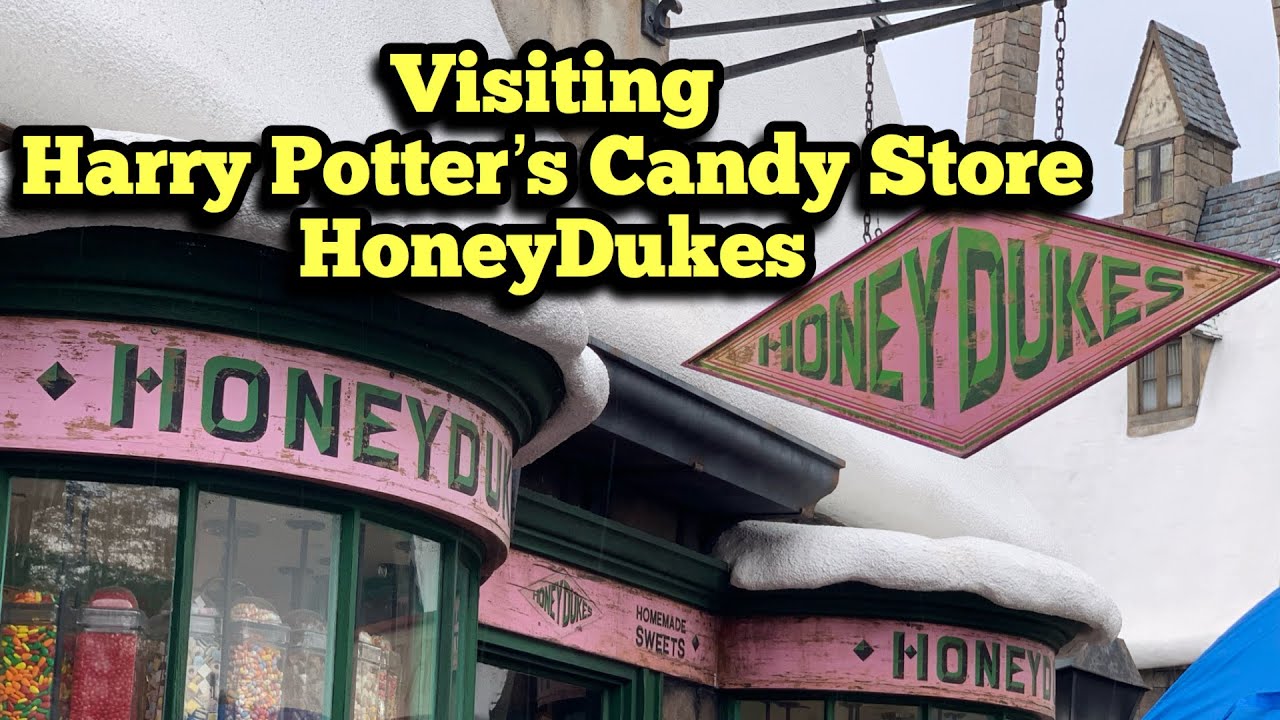 Visiting HoneyDukes | Wizarding World of Harry Potter - YouTube