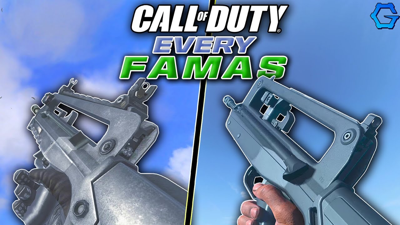 EVERY FAMAS in Mainline Call of Duty History! - YouTube