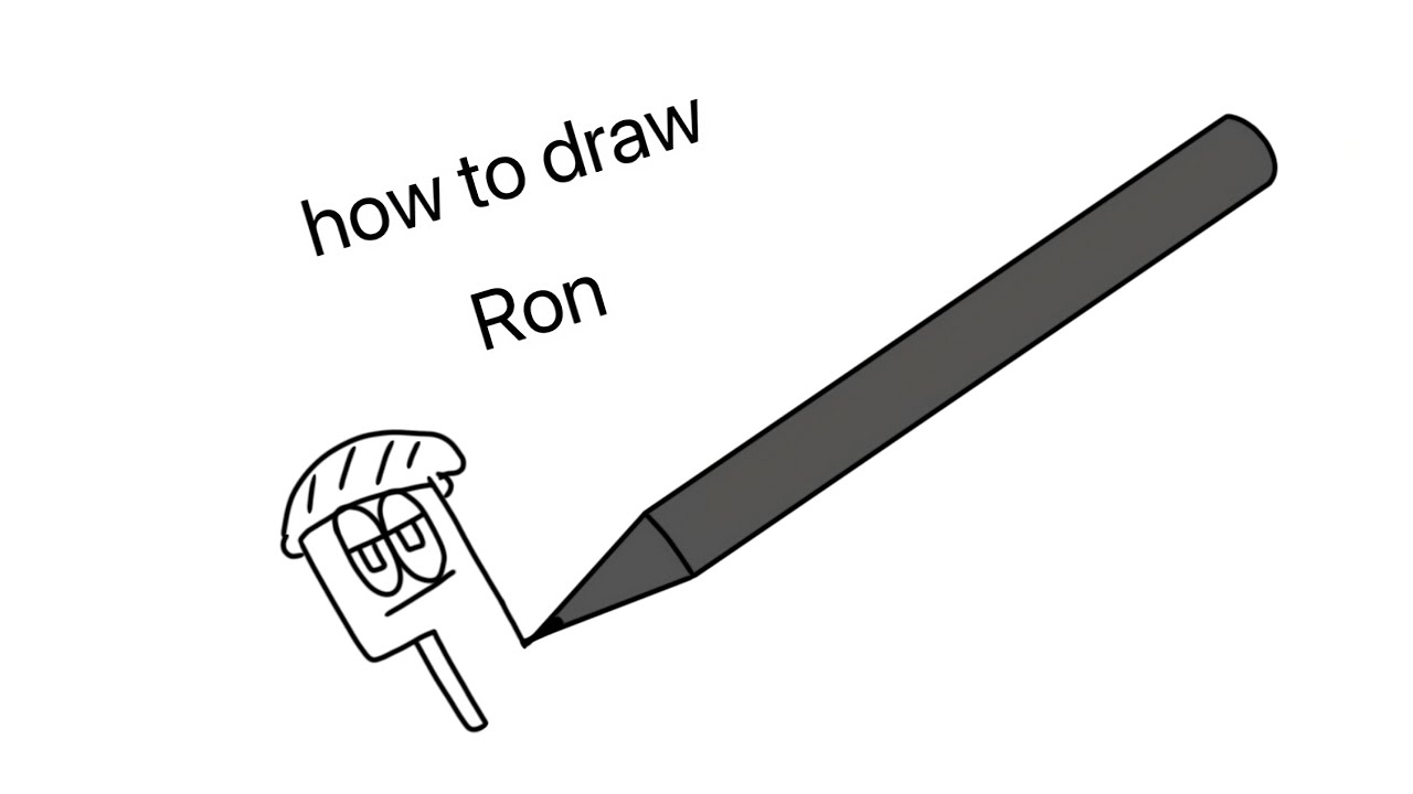 How to draw Ron - YouTube